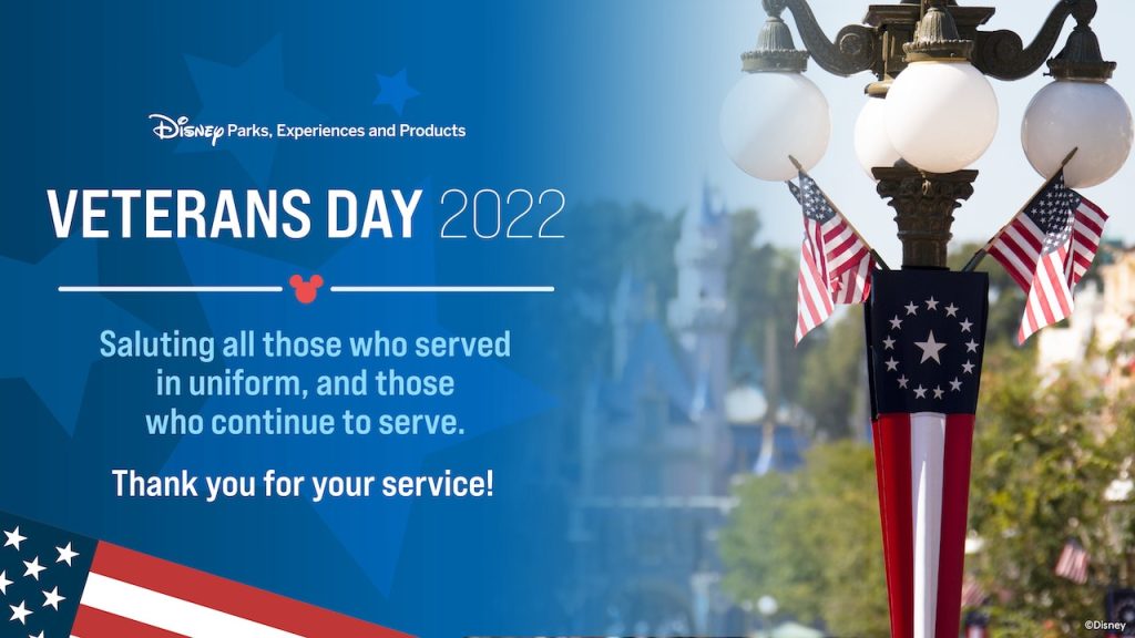 Disney Saluting Military Service on Veterans Day and Year-Round ...