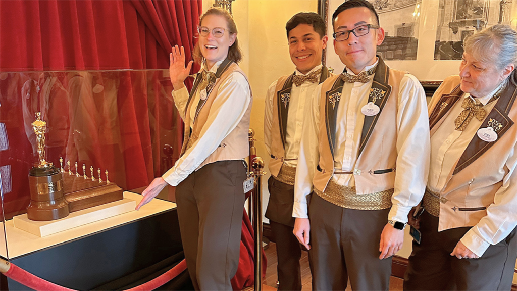Disneyland Resort Cast Awarded First Look at Unique Oscars® Display ...