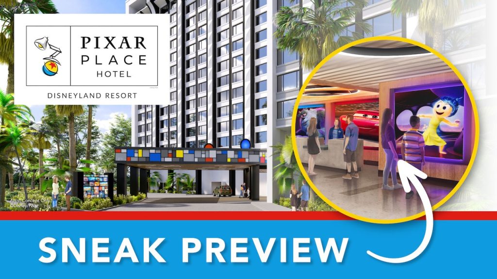 New Details, Concept Art Revealed for Pixar Place Hotel at Disneyland ...