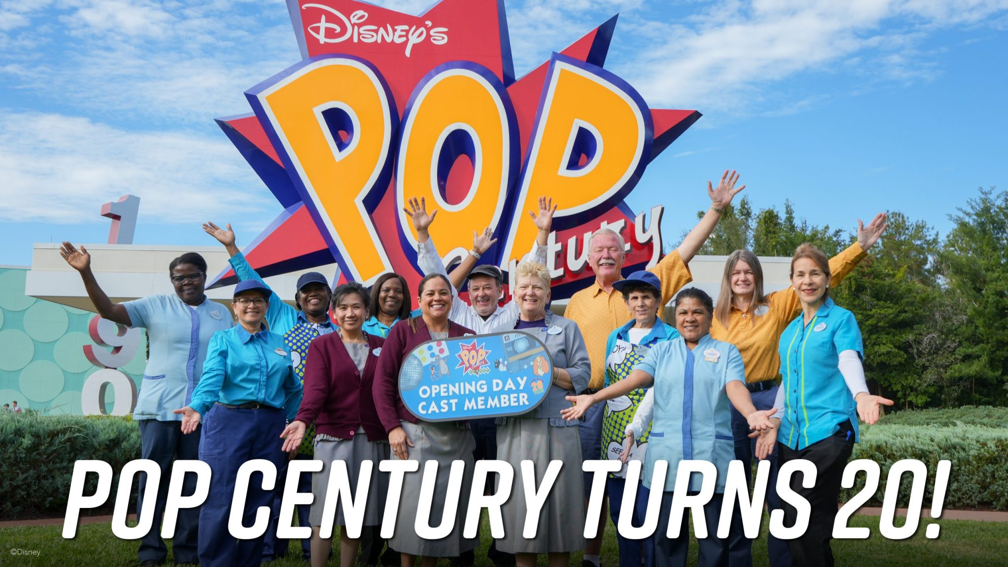 Pop Century Resort Opening Day Cast Celebrate 20 Years