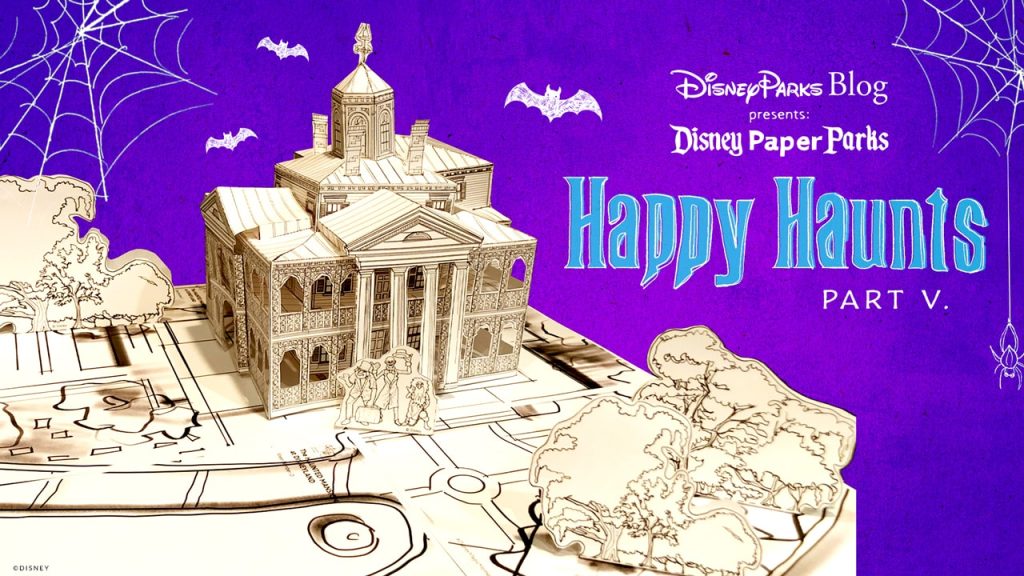 Disney Paper Parks: Build a Disneyland Haunted Mansion Model