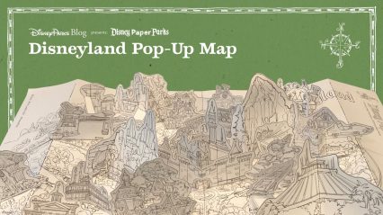 Pop-Up Disneyland Park Map by Walt Disney Imagineering