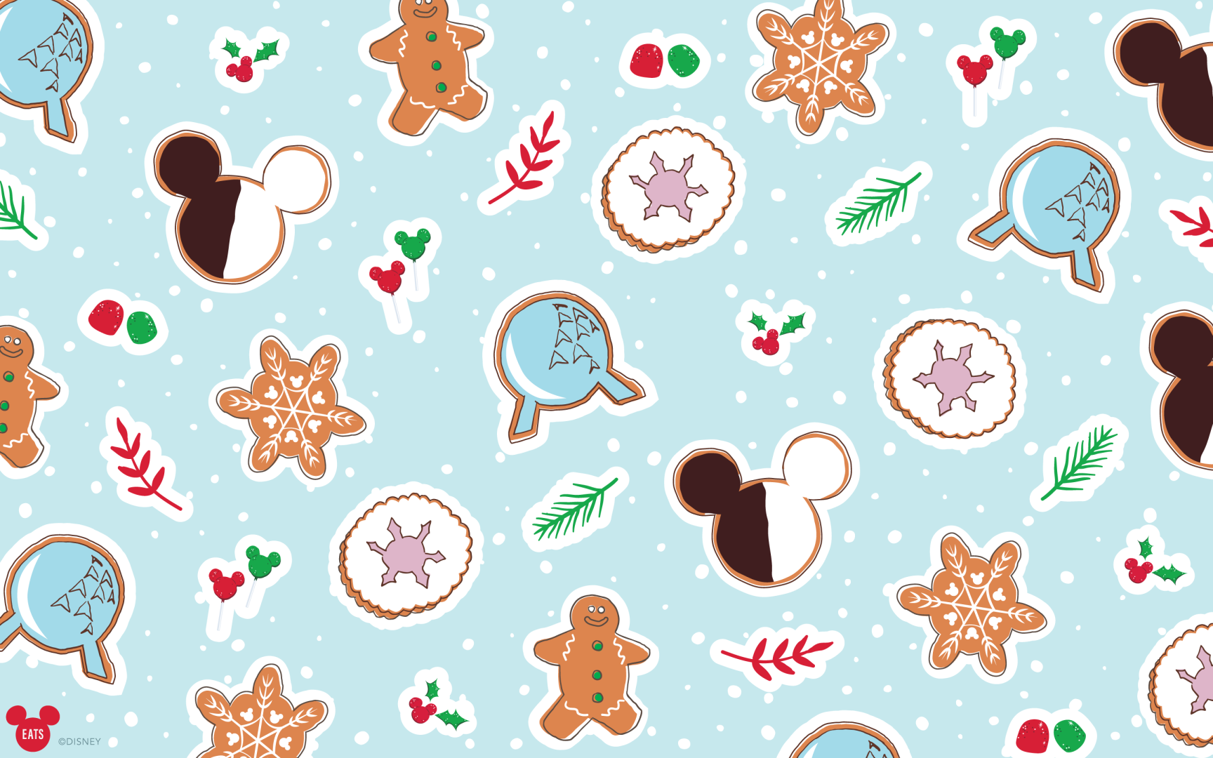 8 New Disney Holiday Wallpapers to Deck Your Screens - Disney Parks Blog