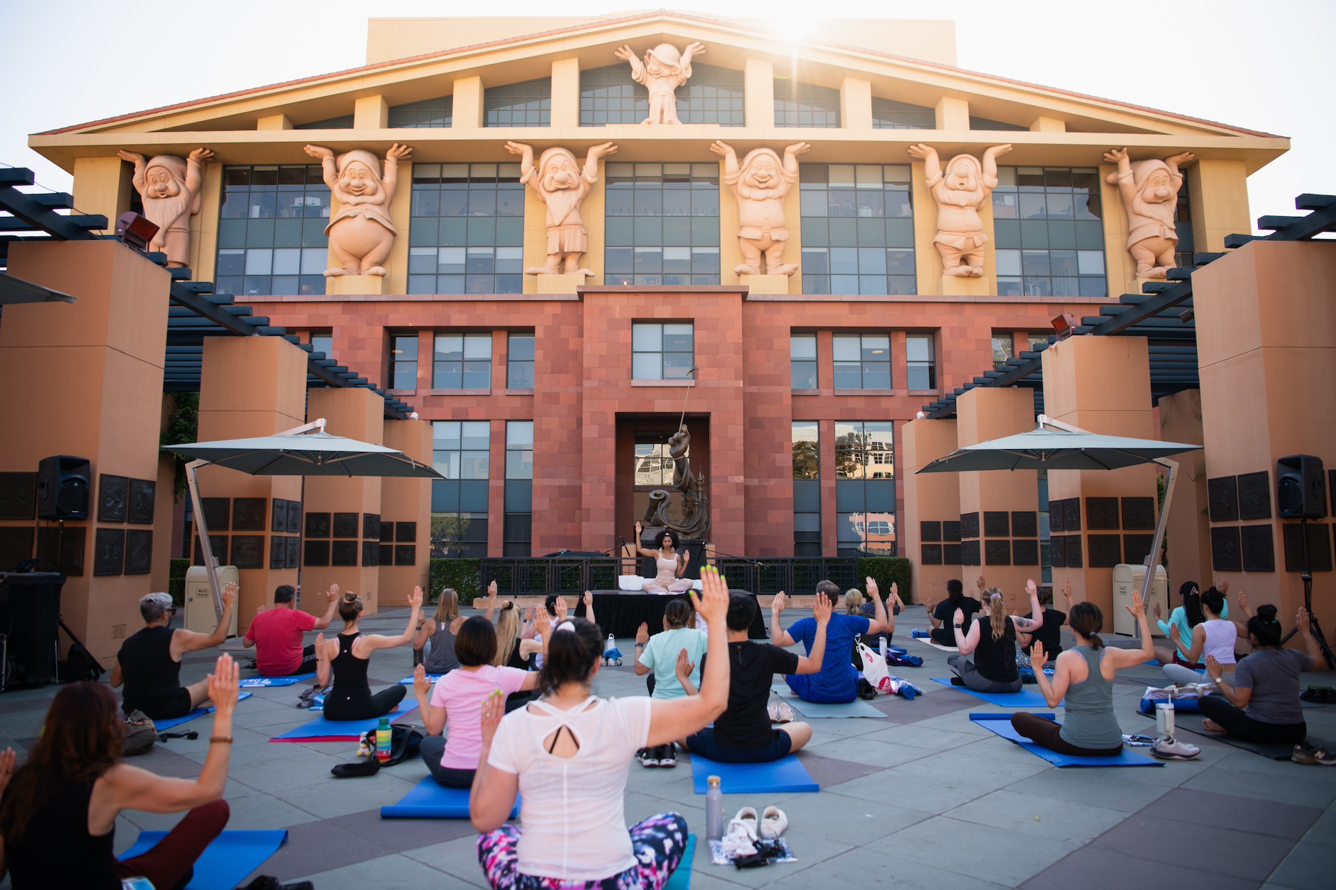 Disney Cast Boost Well-being Through Yoga - Disney Parks Blog