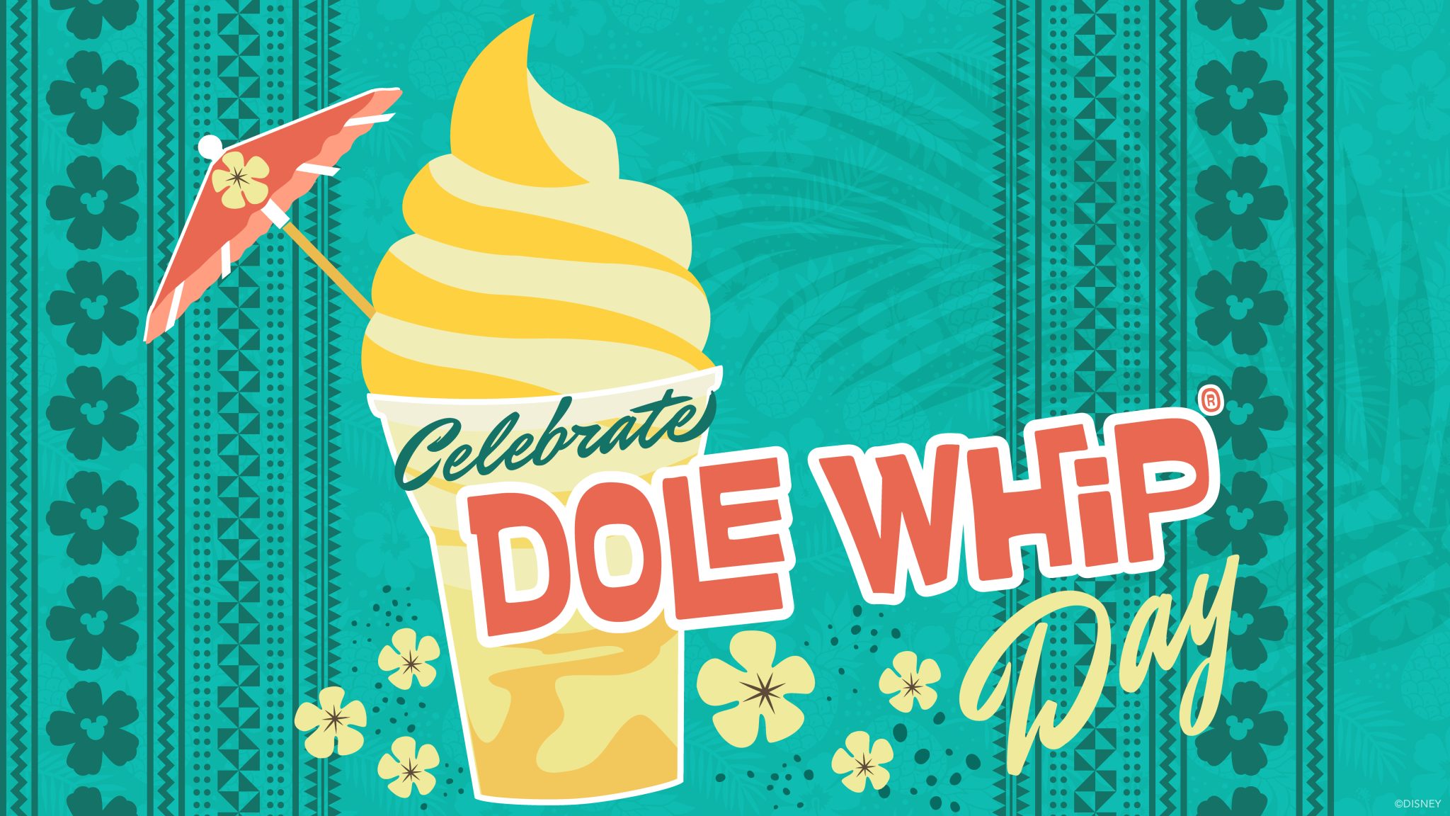These New Disney Wallpapers are Perfect for National DOLE Whip Day ...