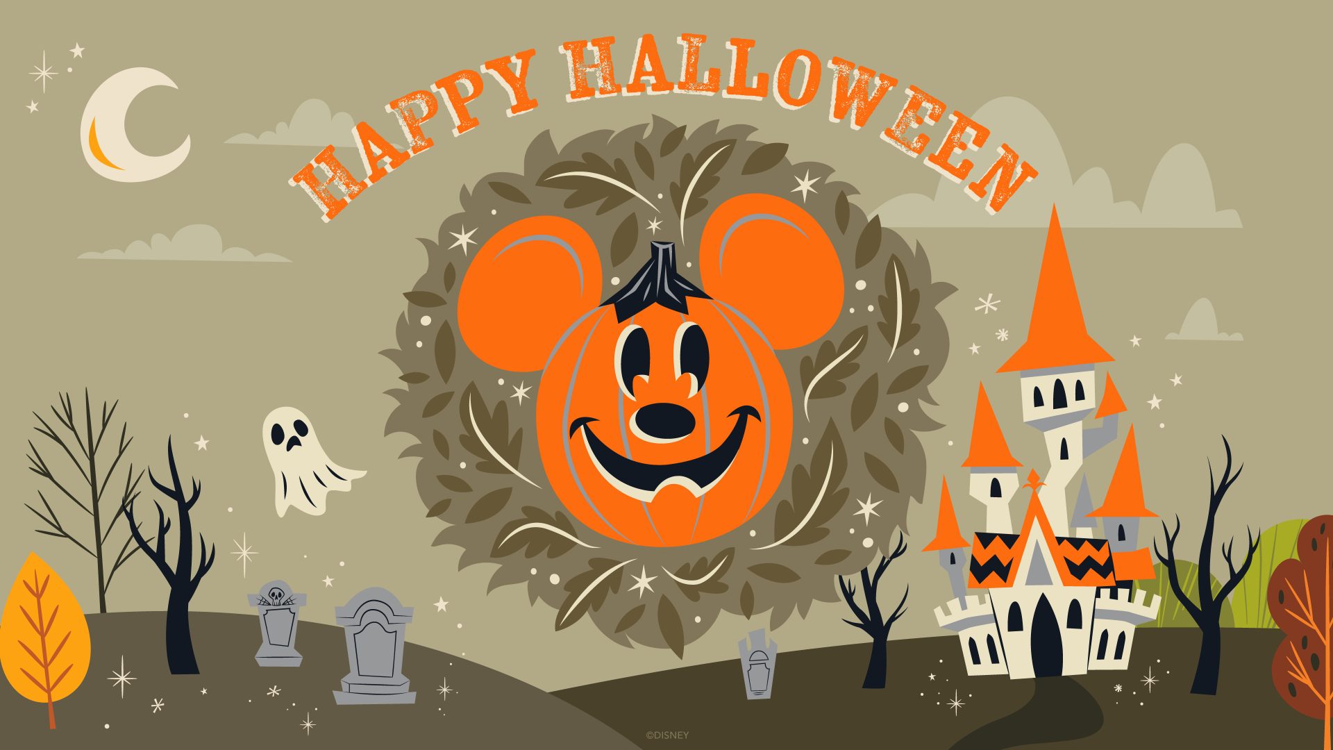 New Disney Fall and Halloween Wallpapers for 2024 - Disney Parks Blog
