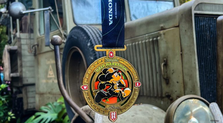 First Look: 2025 Disneyland Half Marathon Medals