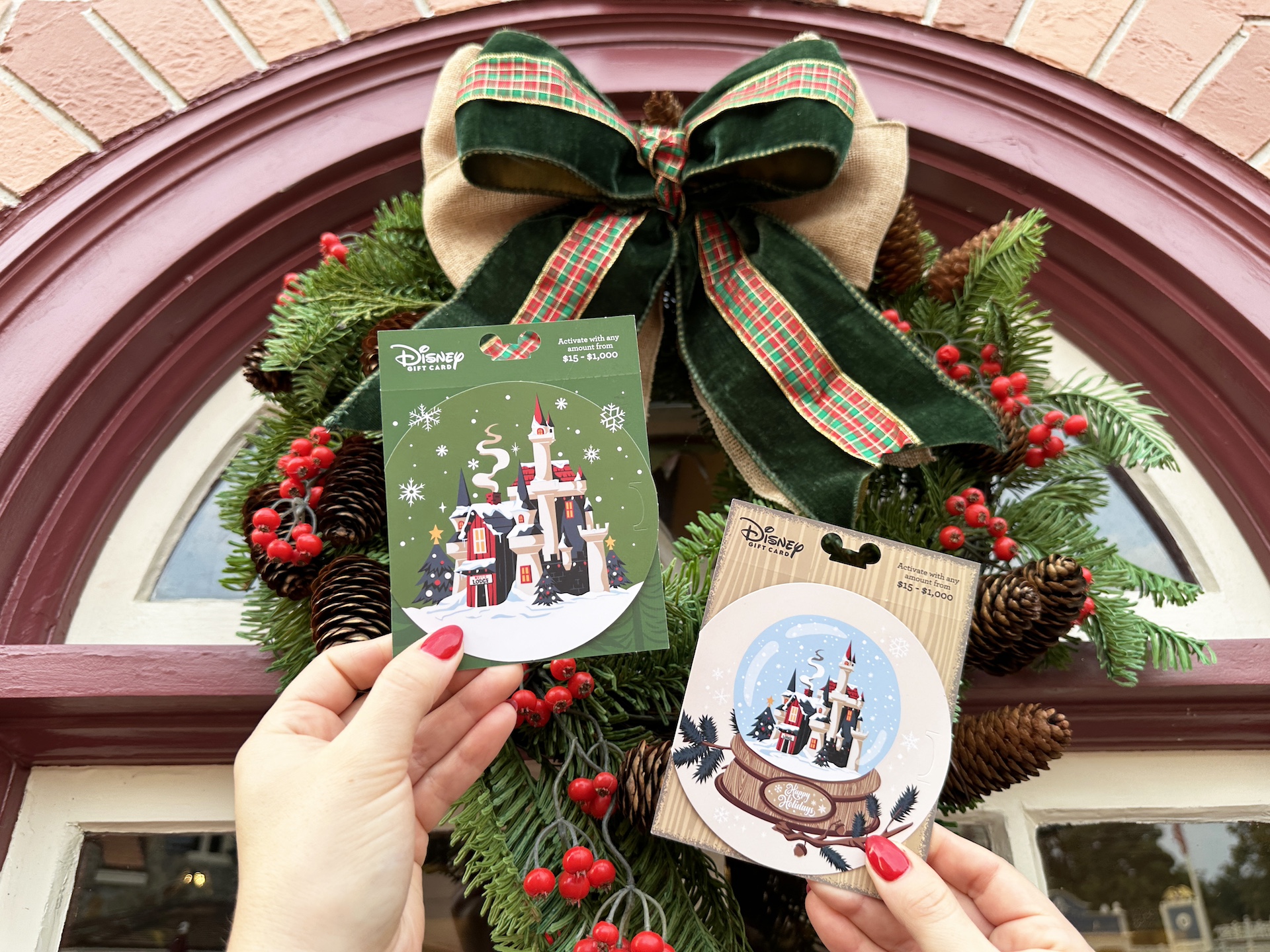 New Disney Holiday Pin Gift Cards Spark the Joy of Giving
