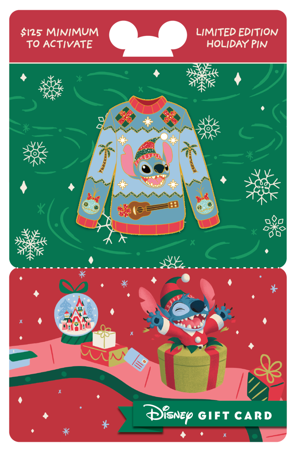 New Disney Holiday Pin Gift Cards Spark the Joy of Giving