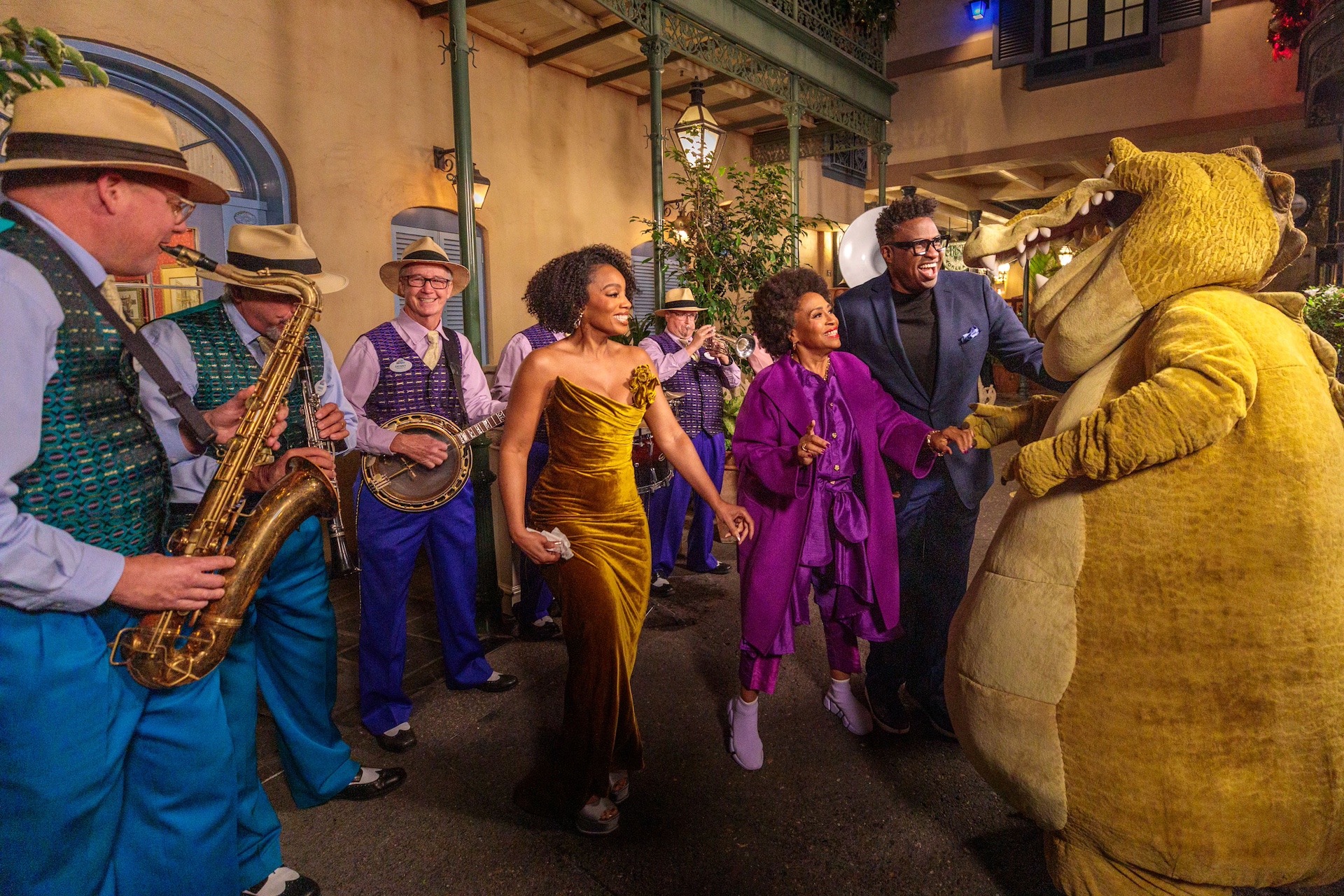 A Joyful Celebration: Celebrities Ride Tiana’s Bayou Adventure
