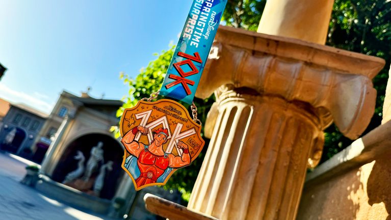 A Heroic Set of 2025 runDisney Springtime Surprise Medals