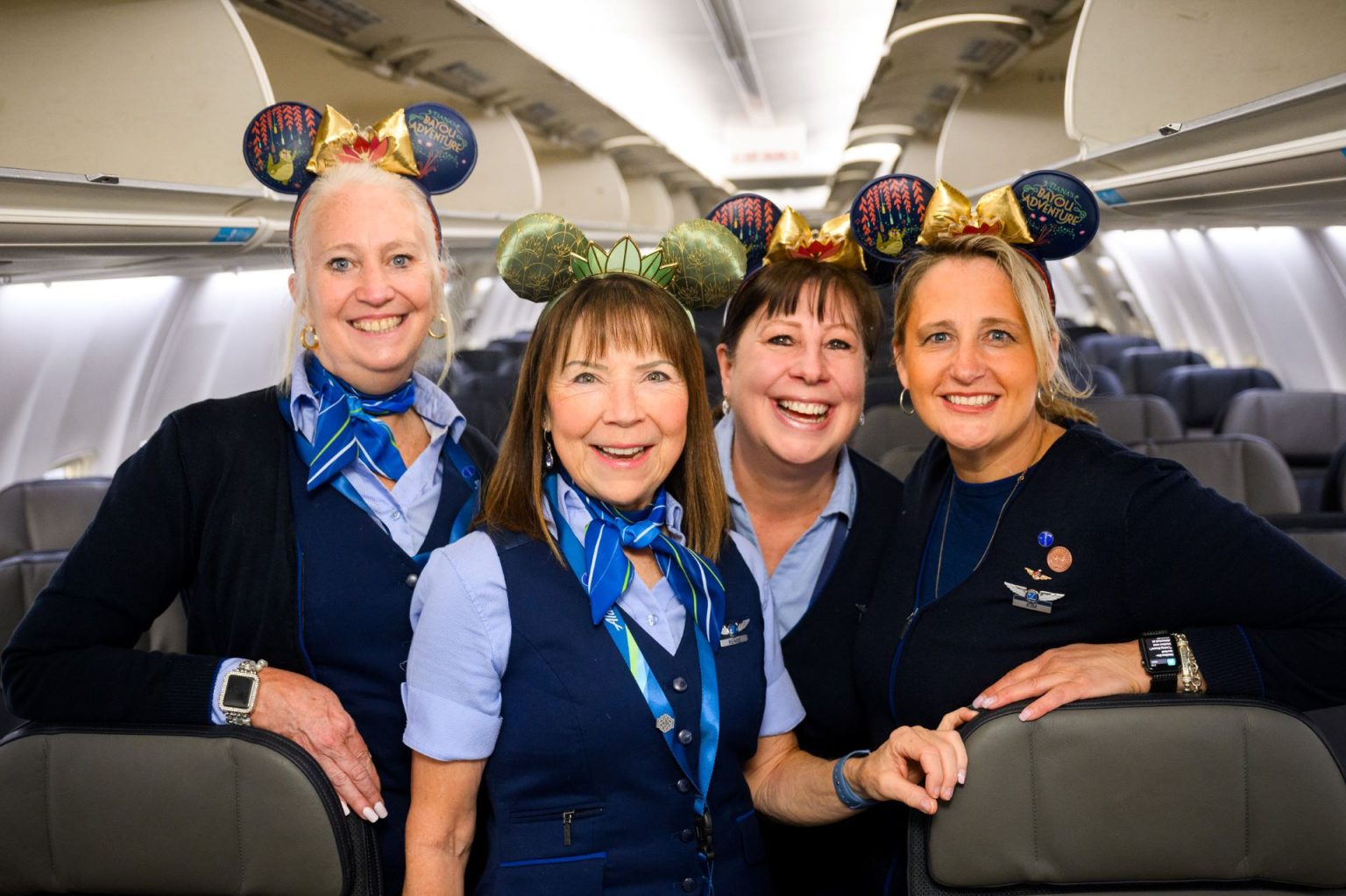 Alaska Airlines Tiana Plane Takes Flight to Disneyland