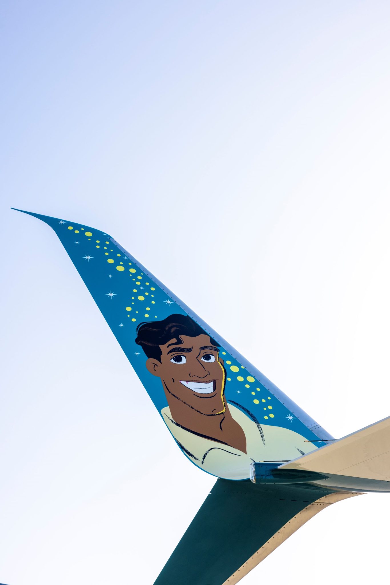 Alaska Airlines Tiana Plane Takes Flight to Disneyland