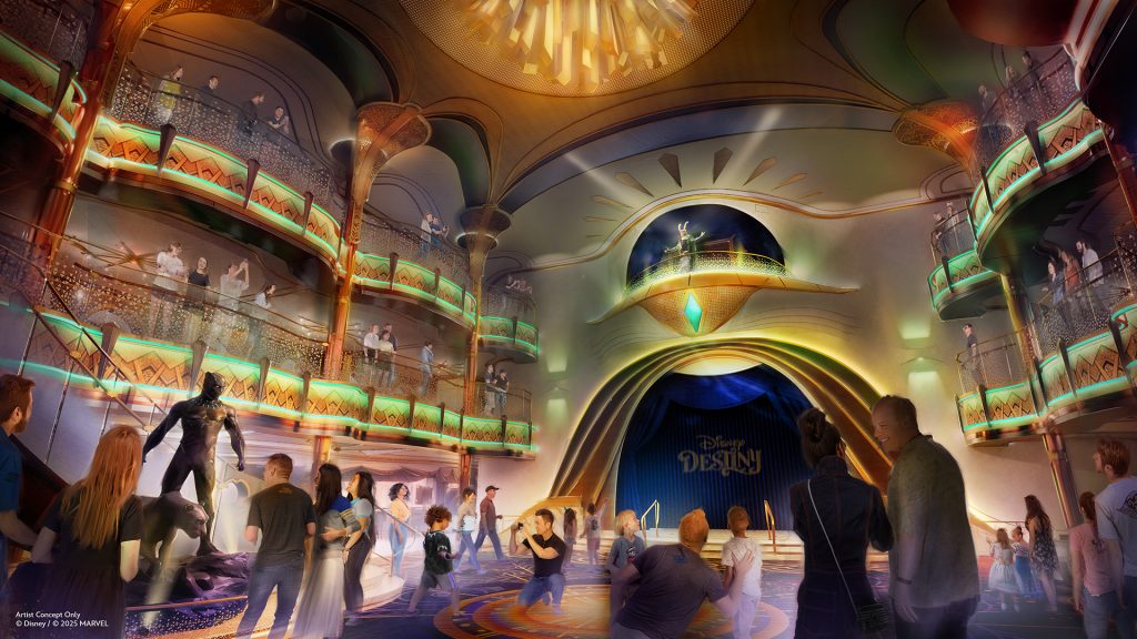 Let's Explore The Wakanda-Inspired Grand Hall on Disney Destiny ...