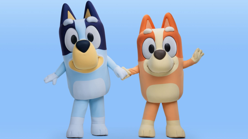 Bluey and Bingo at Disneyland, Disney World, and More
