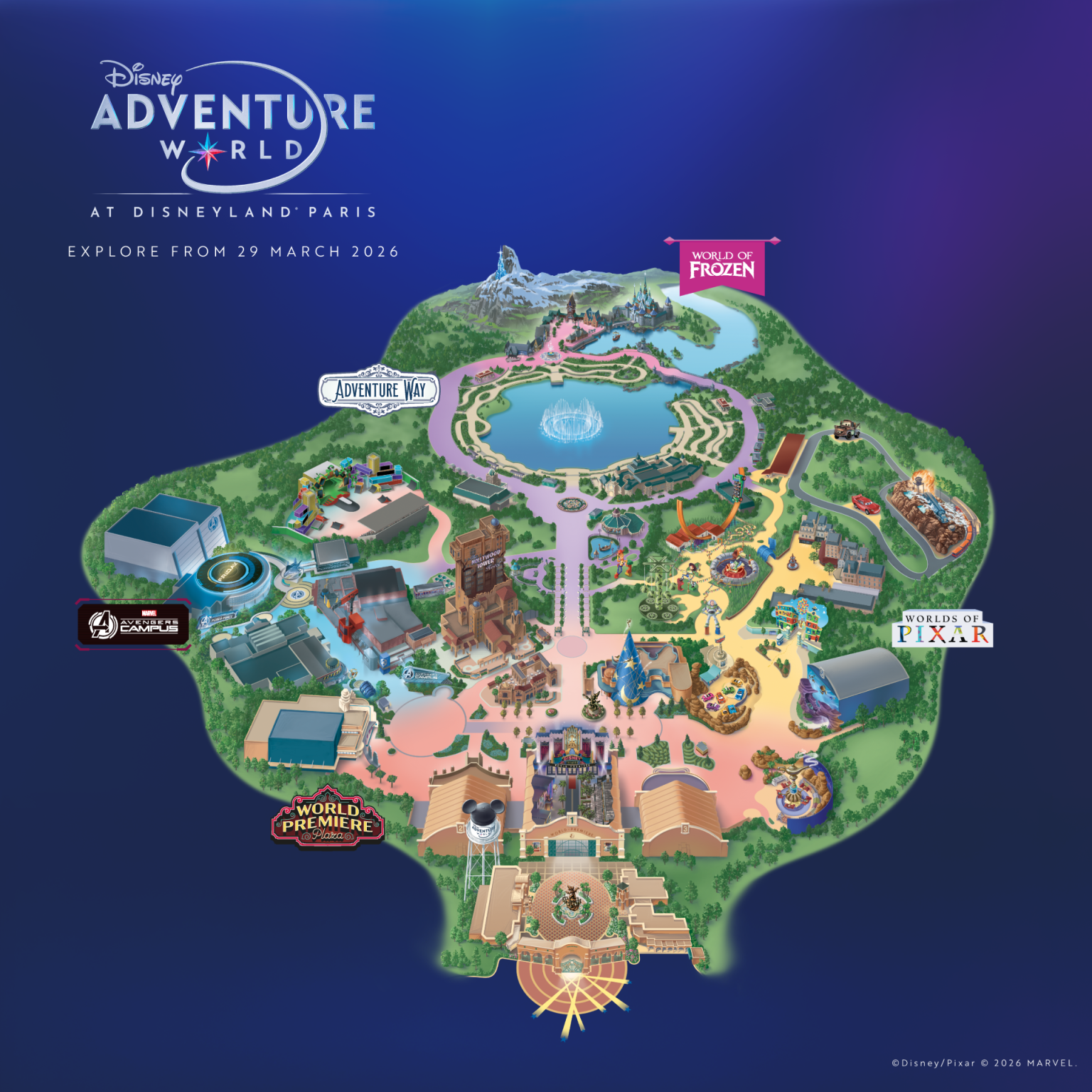Guide to Adventure World at Disneyland Paris